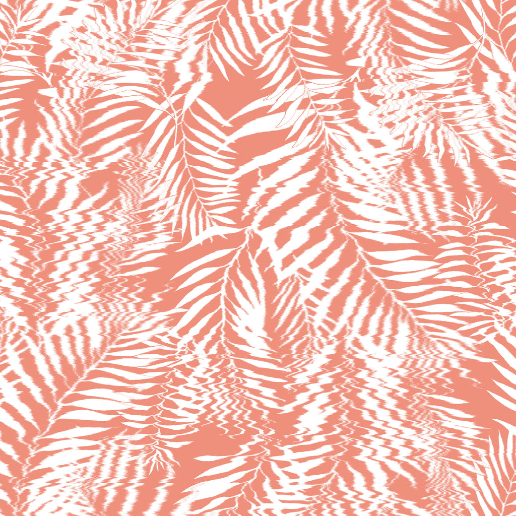 Hazy Palm Tree Wallpaper – Bold Leaf Design in 9 Colors – Poppy Print Studio