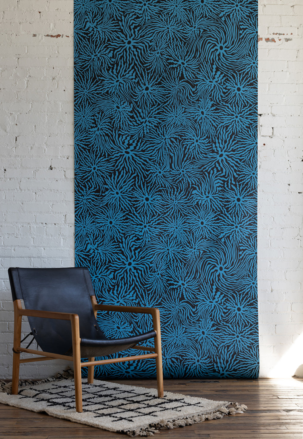Discover Ra: Hand-Drawn Sun Symbol Wallpaper Spiral in Bold Colors ...