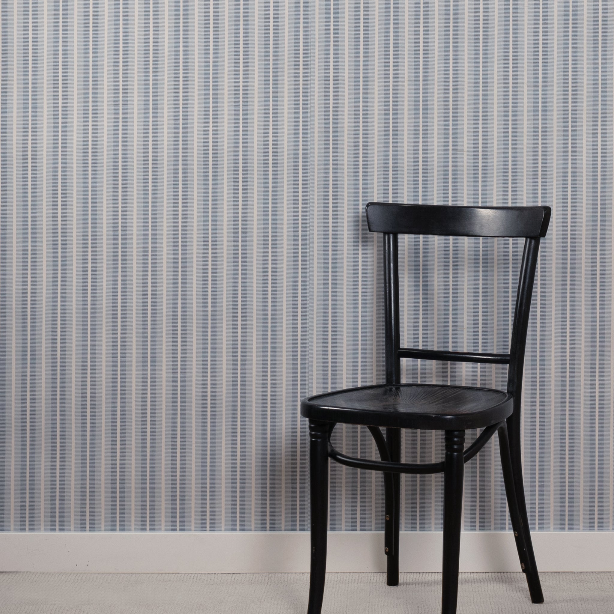 Silk Stripe Wallpaper – Ribbon Stripe for Timeless Luxury Walls – Poppy ...