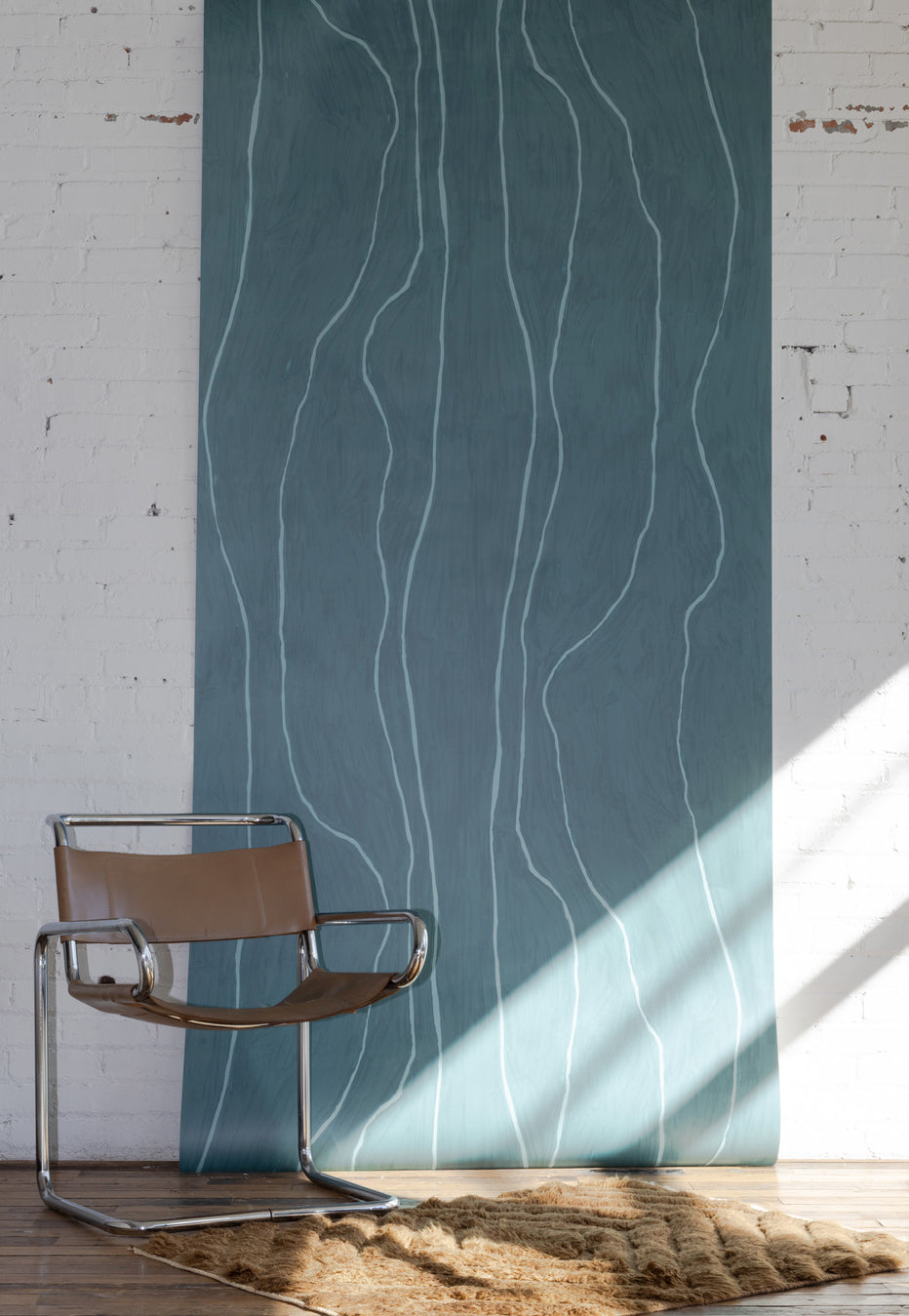 Sinuous Line | Modern Hand-Painted Design Wallpaper | Poppy – Poppy ...